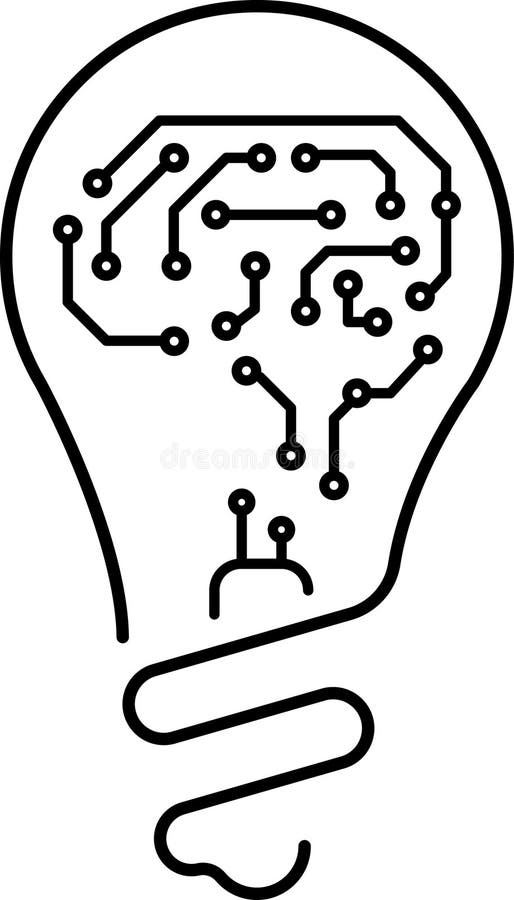 Creative Idea Icon. Brain, Lightbulb. Innovation, Education, Idea, Mind ...