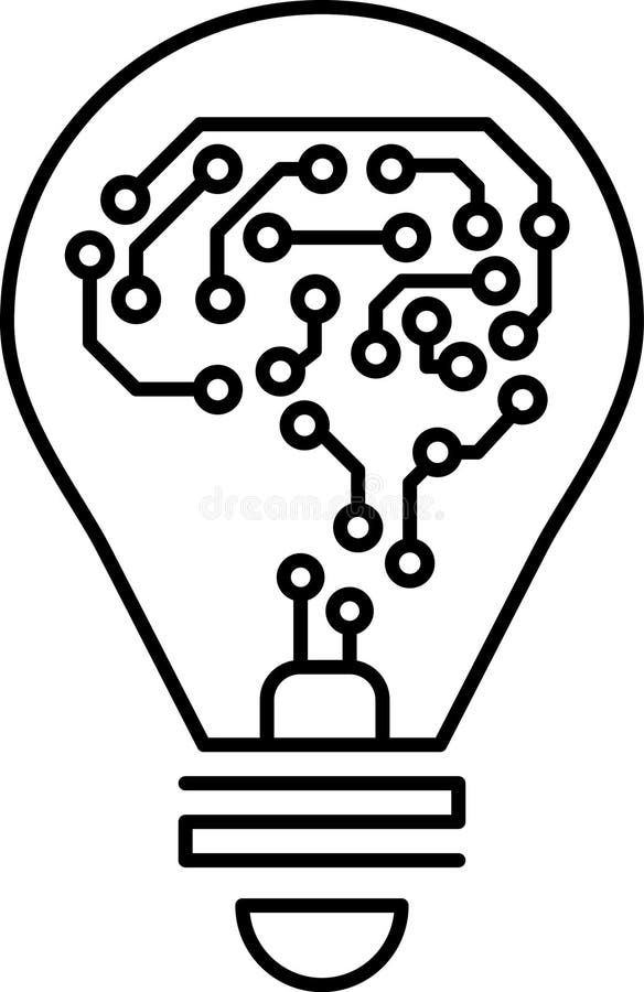Creative Idea Icon. Brain, Lightbulb. Innovation, Education, Idea, Mind ...