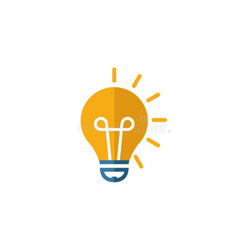 Creative Idea Icon. Simple Flat Element from Design Ui and Ux ...