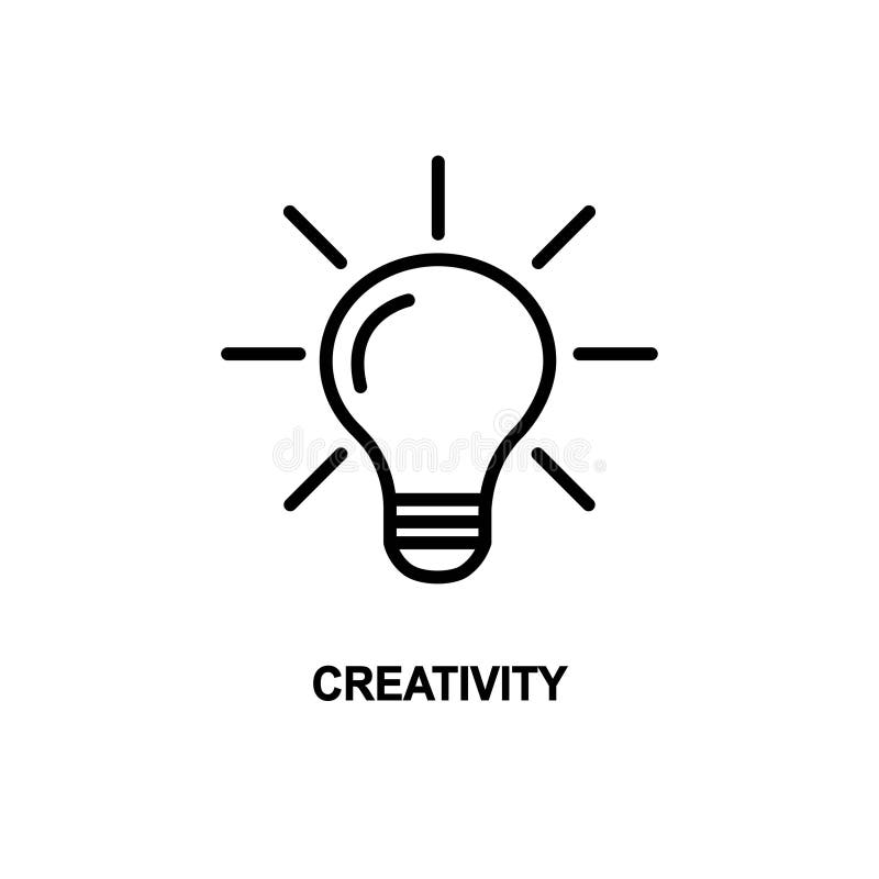 Creative Idea Icon Vector Illustration Graphic Design Stock ...