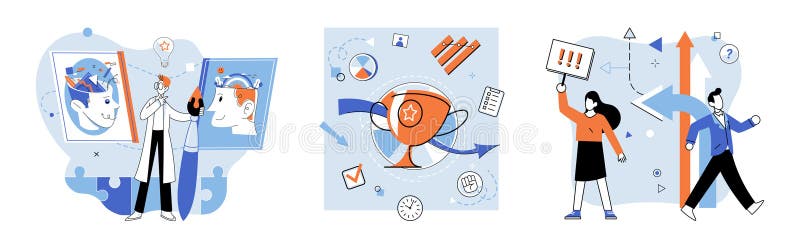 Creative Idea. Imagination and Inspiration Fuel Creative Process and ...