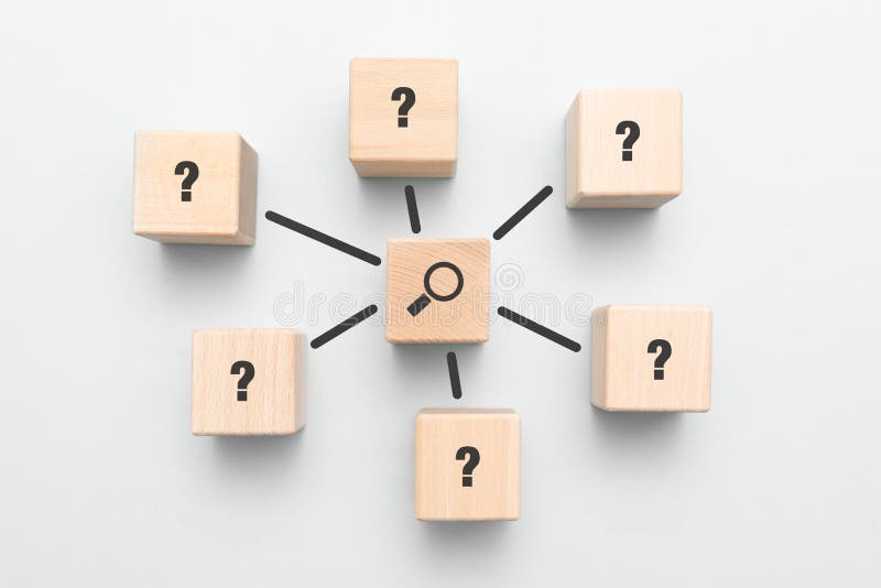 Creative Idea and Innovation with Wooden Blocks Stock Photo - Image of ...