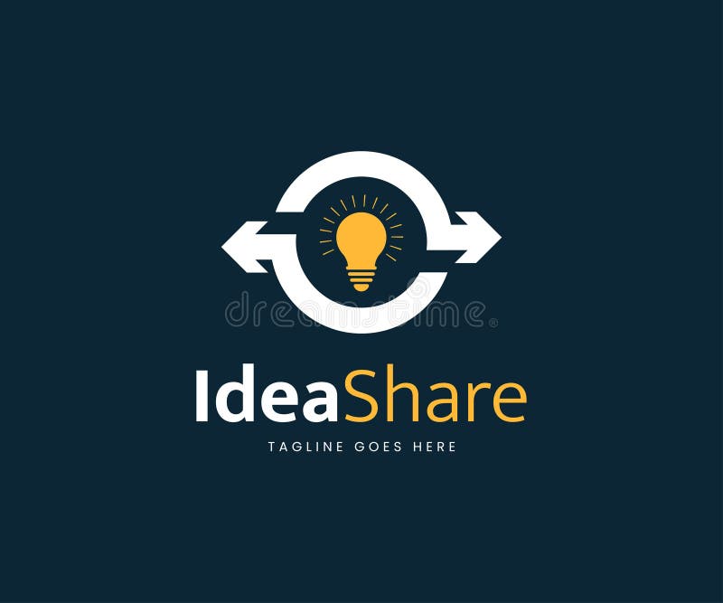 Creative Idea Logo, Idea Share Logo Design Stock Vector - Illustration of technology, coder ...