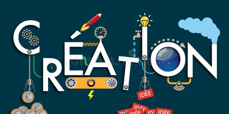 Creative - Idea Machine Concept - Brainstorming - Process Stock Vector ...