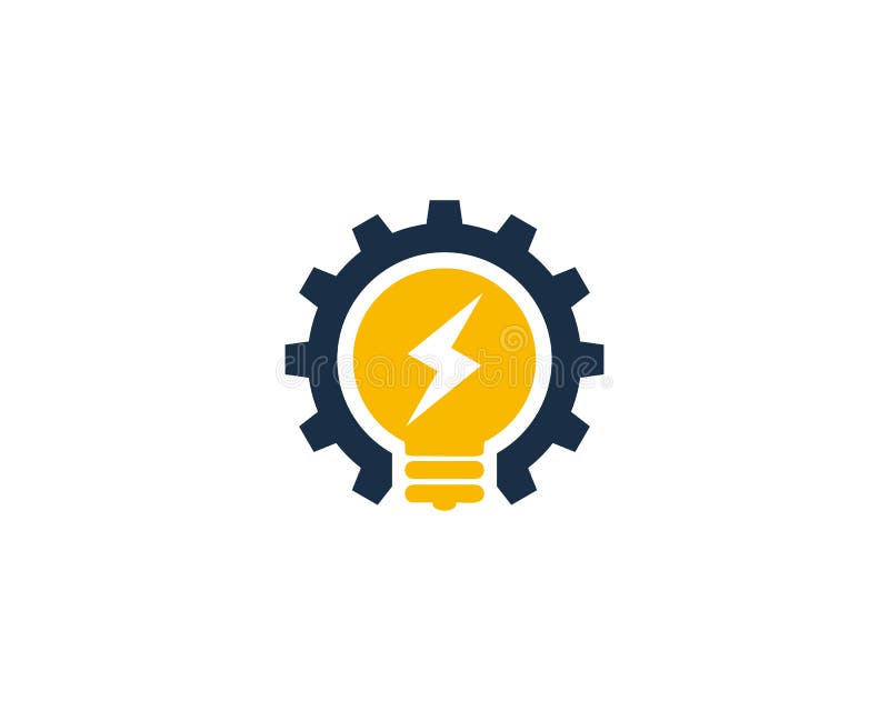 Creative Idea Power Energy Icon Logo Design Element Stock Vector ...