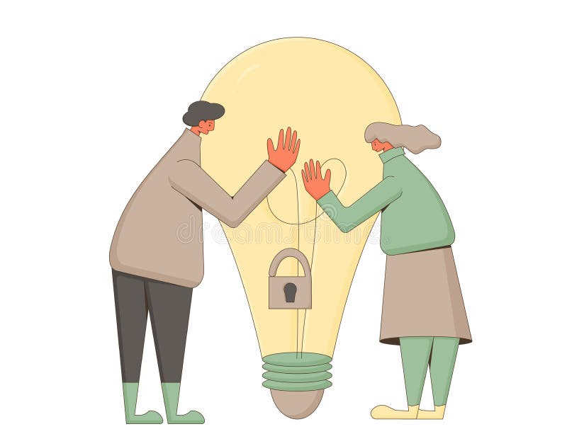 Creative Idea Team. Find a Solution Together Stock Vector ...