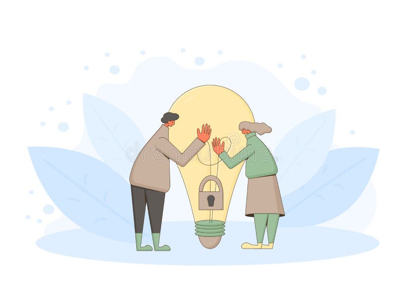 Creative Idea Team. Find a Solution Together Stock Vector ...