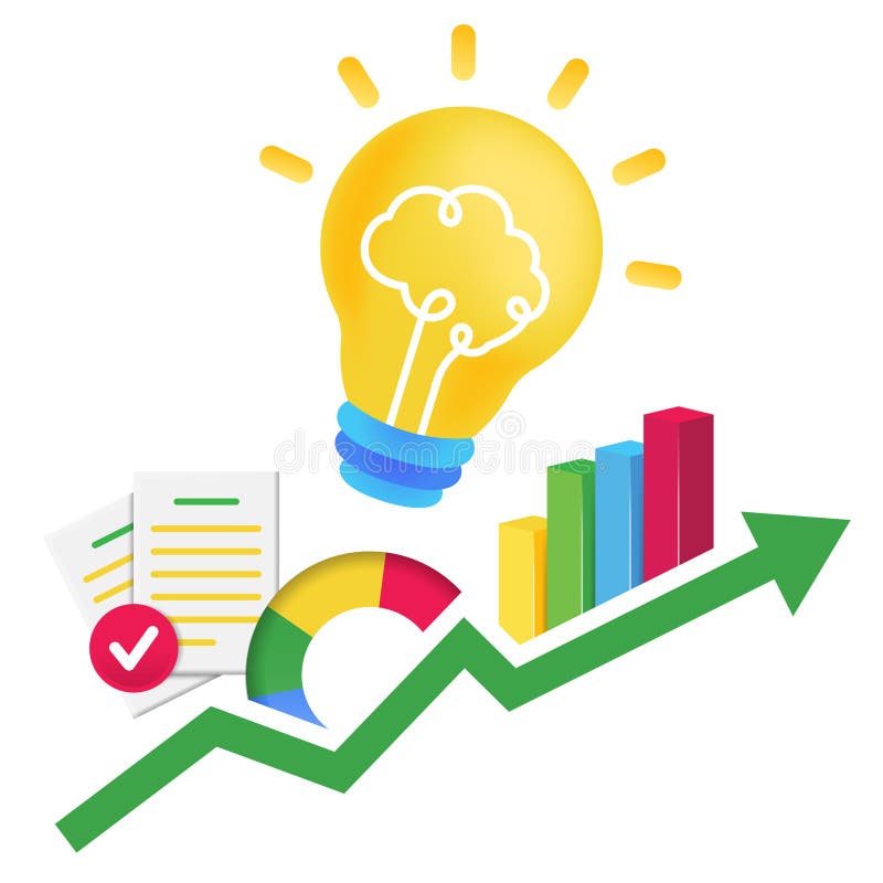 Creative Idea Thinking and Business Valuable Evaluation Concept Stock ...