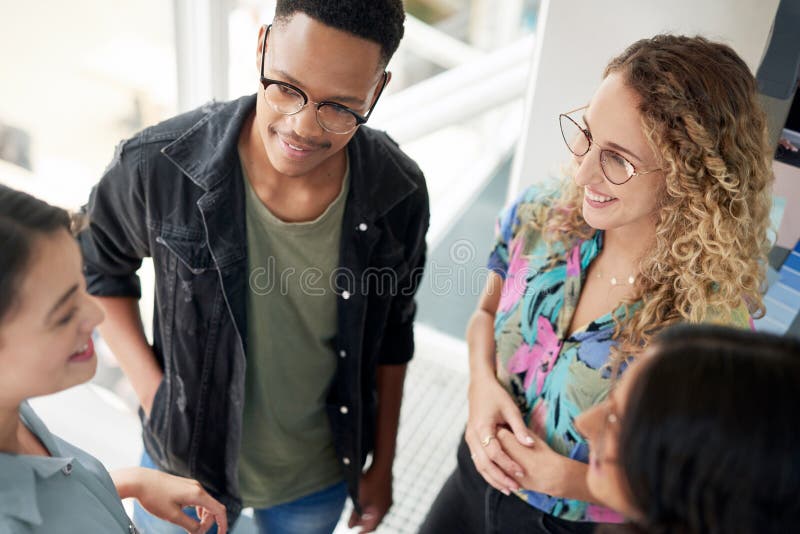 Creative, Ideas and Group of People in Office with Collaboration ...