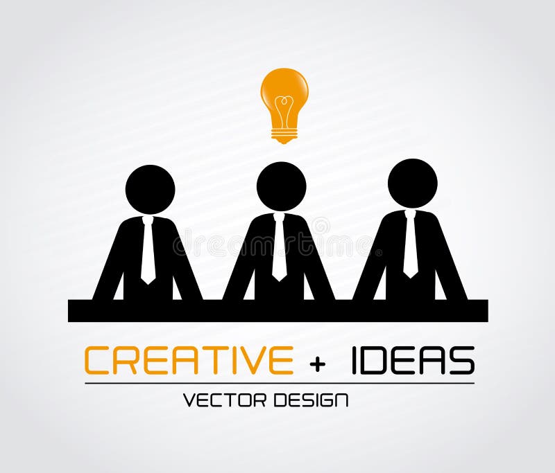 Creative Ideas Graphic Designer Stock Illustration - Illustration of ...