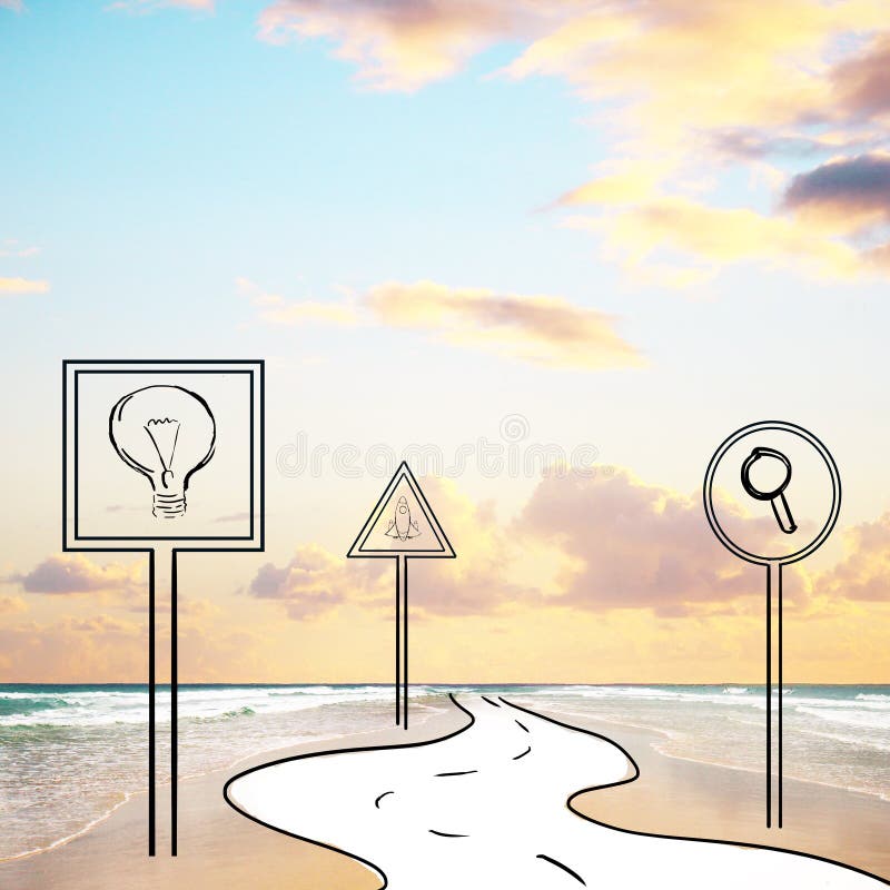 Creative Ideas and Research Concept Stock Illustration - Illustration ...