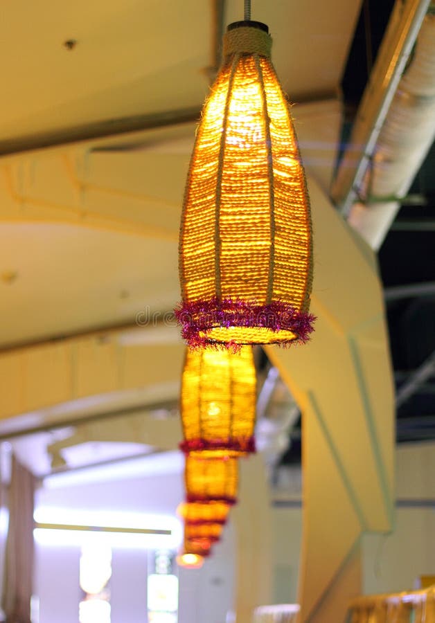 Creative illuminations stock photo. Image of ceiling - 64852046