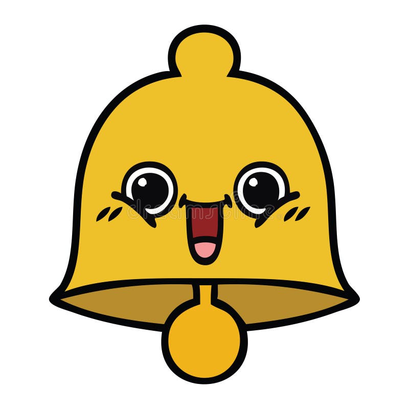 Cute cartoon bell stock vector. Illustration of instrument - 149220466