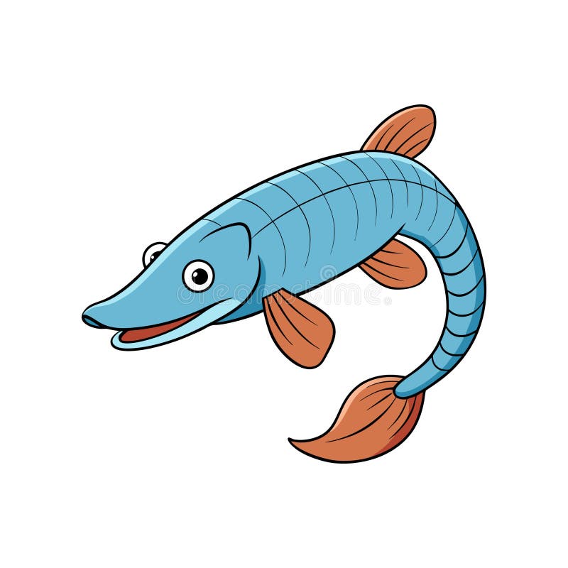 Creative Arapaima Coloring Animal Illustration Stock Image ...