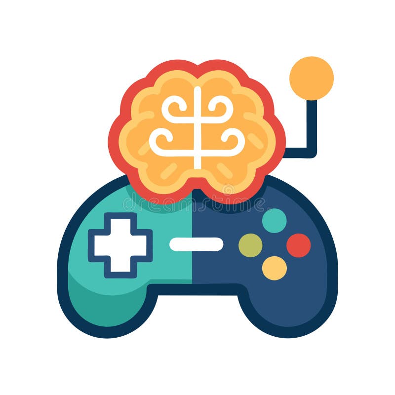 Video Game Brain Stock Illustrations – 708 Video Game Brain Stock ...