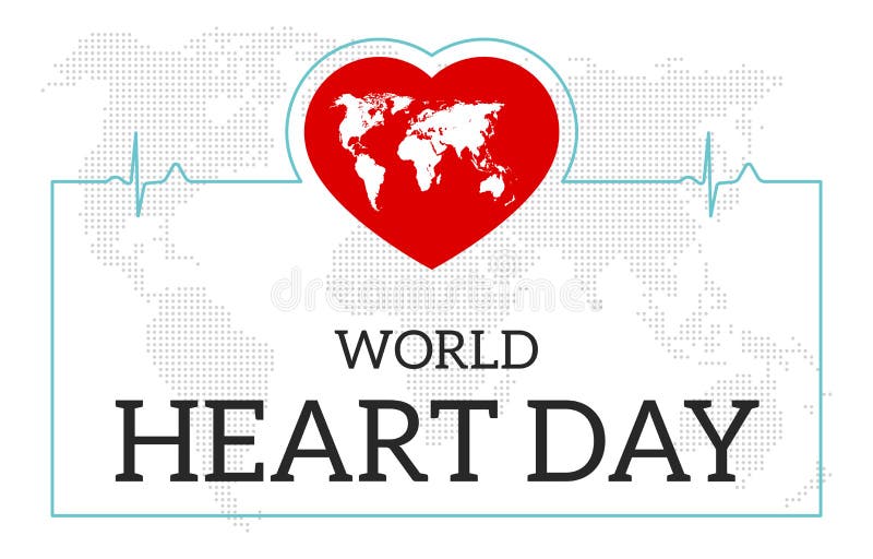 Creative Illustration Concept of World Heart Day, Banner or Poster ...