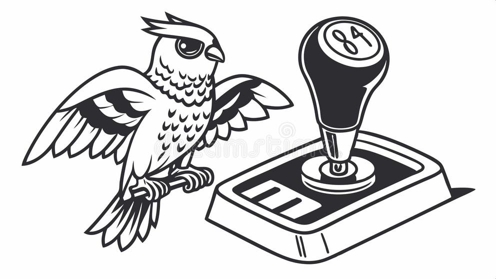 Eagle or Hawk with Rubber Stamp, Authority, Official Seal, Bird Art ...