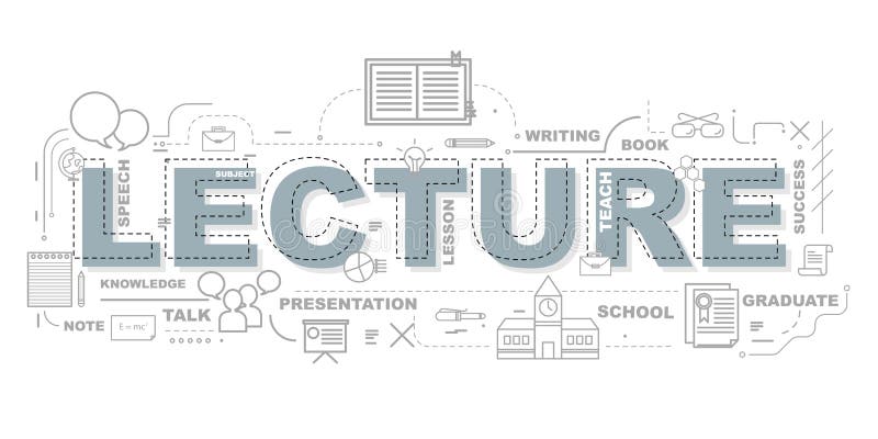 Lecture line icon stock vector. Illustration of sign - 99265951 Lecture line icon stock vector. Illustration of sign - 99265951