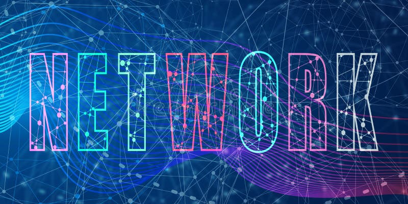 Creative Illustration of Network Stock Illustration - Illustration of ...