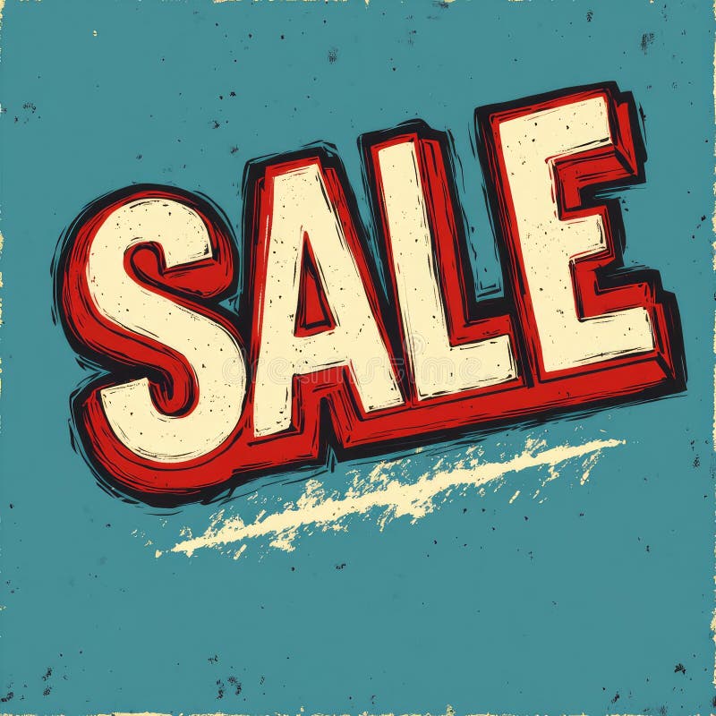 Creative Illustration of SALE Logo Stock Illustration - Illustration of ...