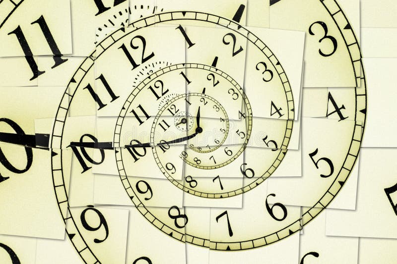 Hypnotic Clock stock image. Image of minute, present - 34533235