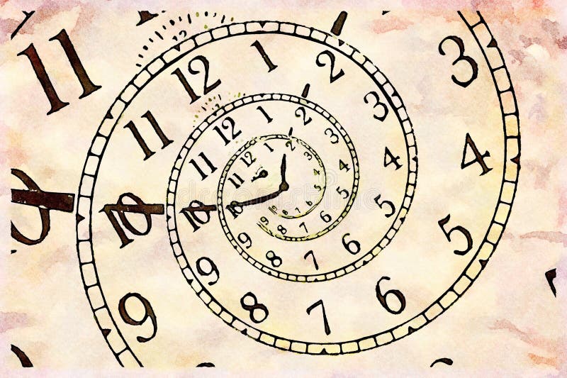 Hypnotic Clock stock image. Image of minute, present - 34533235