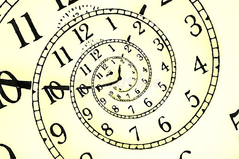 Hypnotic Clock stock image. Image of minute, present - 34533235