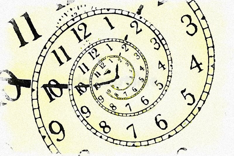 Hypnotic Clock stock image. Image of minute, present - 34533235