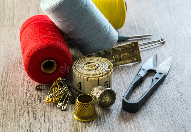 Sewing tool tailor. stock image. Image of fashion, sewing - 113206629
