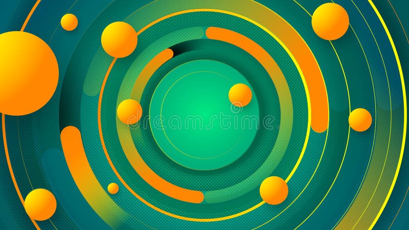 Creative Improve Abstract with Circle Background Stock Vector ...