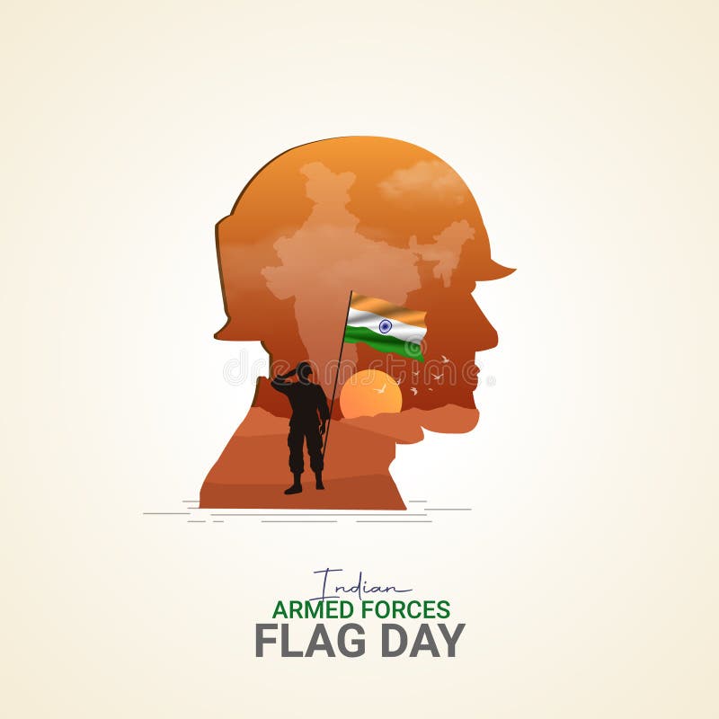 Creative Indian Armed Forces Flag Day Ads Design. Indian Armed Forces ...