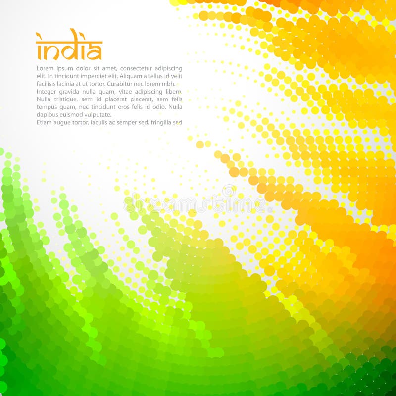 Creative Indian Flag Design Stock Vector - Illustration of january ...