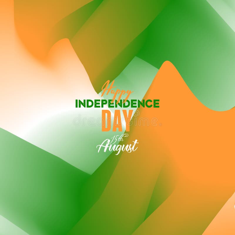 Creative Indian Independence Day Concept. Vector Illustration EPS 10 ...