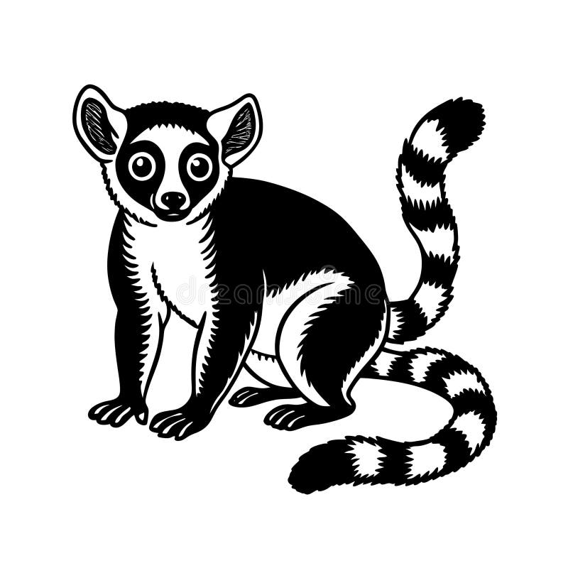 Indri Linocut Arts Template Stock Illustrations – 1 Indri Linocut Arts ...