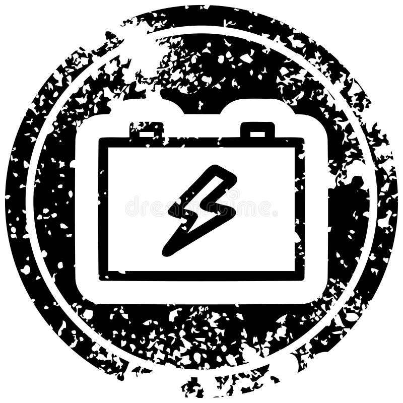 A Creative Industrial Battery Icon Stock Vector - Illustration of icon ...