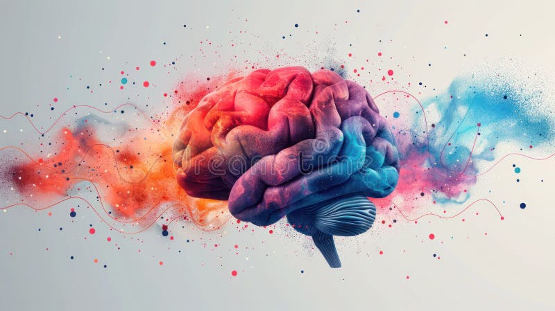 Creative Infographic with Brain Illustration for Idea Generation and ...