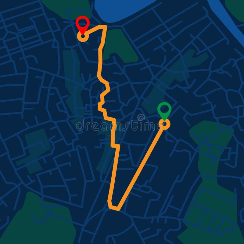 Creative Infographic City Map Navigation for Your Dashboard Concept ...