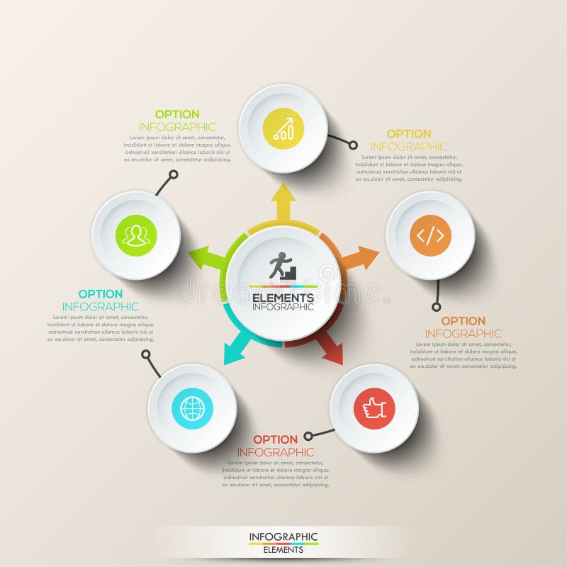 Creative Infographic Design Template Stock Vector - Illustration of ...