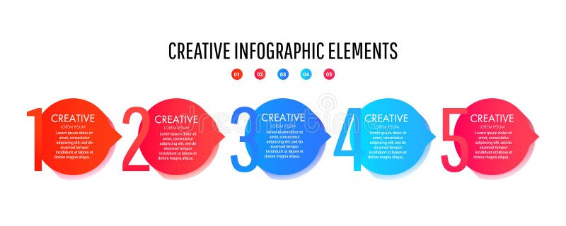 Creative Modern Web Design Elements Template. Web Elements with ...