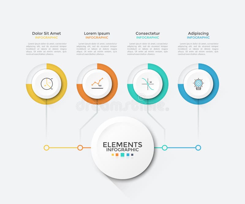 Creative Infographic Template Stock Vector - Illustration of analysis ...