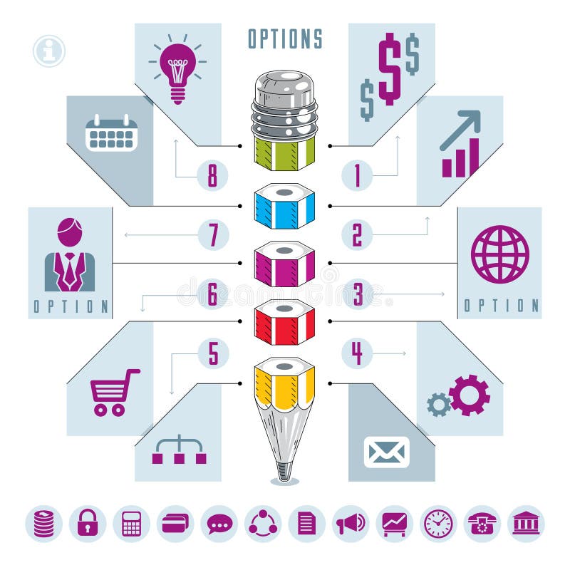 Creative Infographics,vector Illustration. Stock Vector - Illustration ...