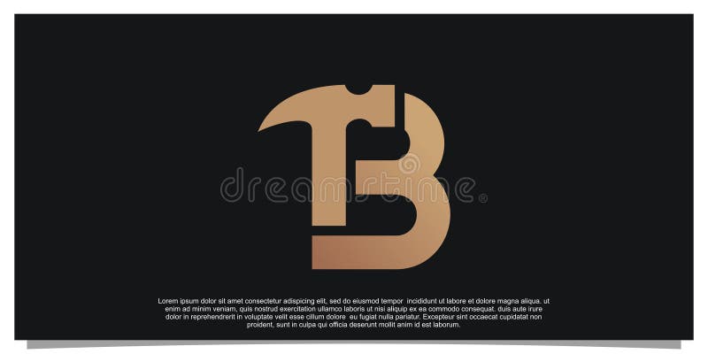 Letter B Hammer House Logo Stock Illustrations – 48 Letter B Hammer ...