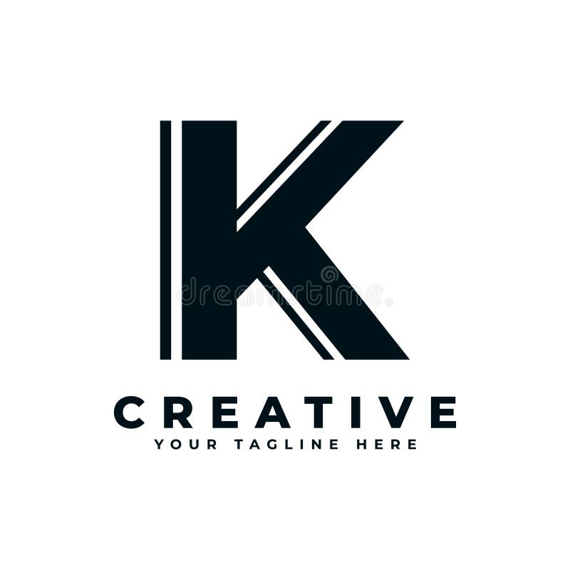Creative Initial Letter K Logo Design. Usable for Business and Branding ...