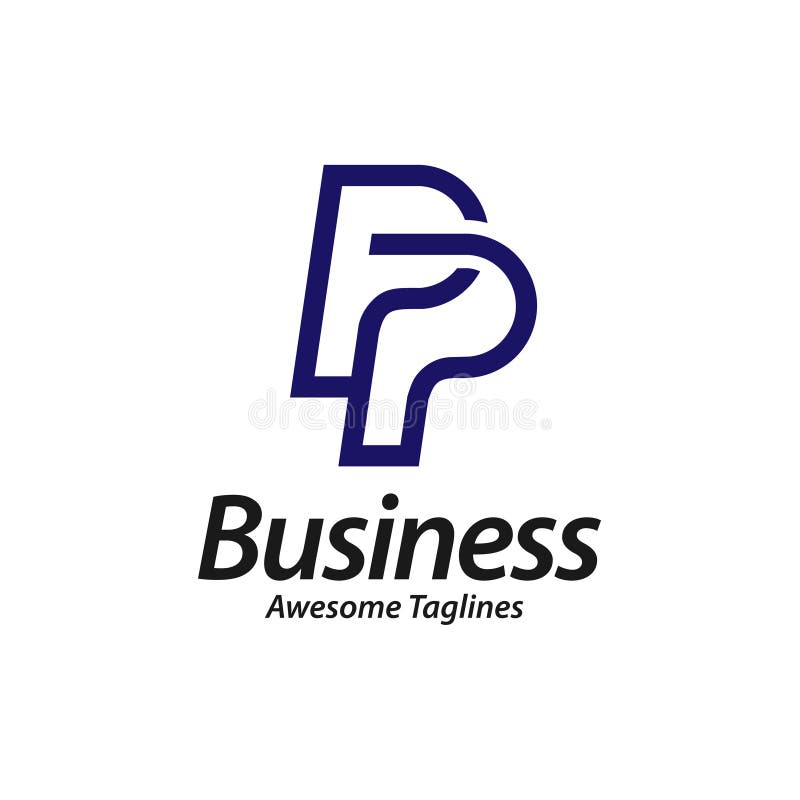 Creative Initial Letter PP Logo Stock Vector - Illustration of green ...