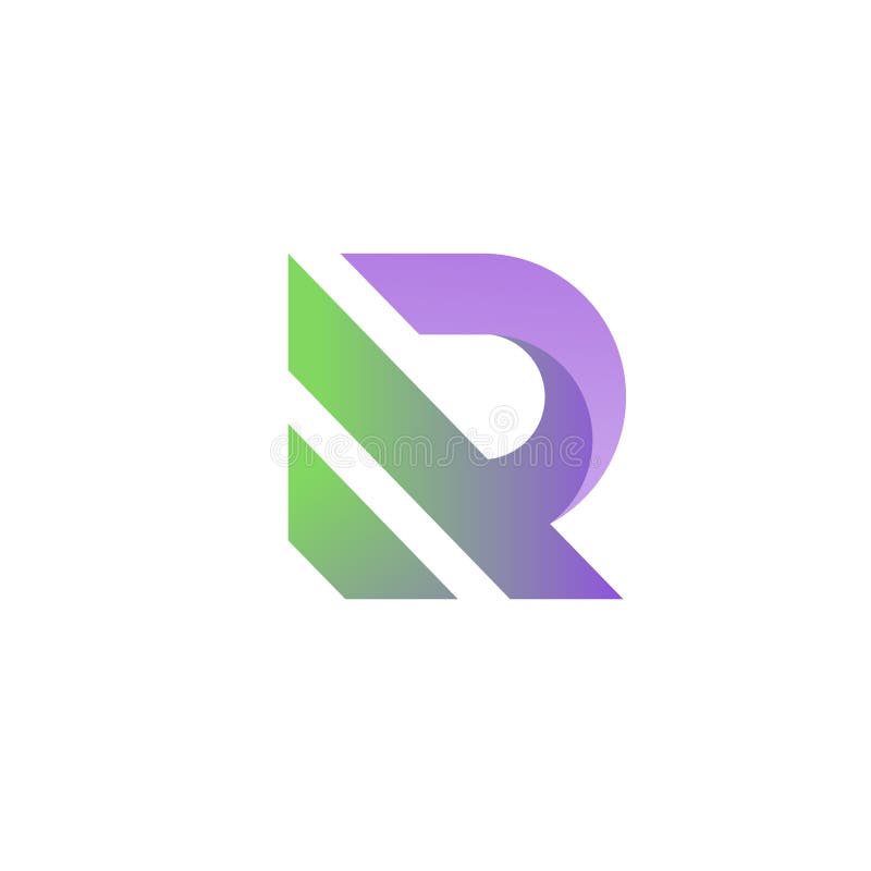 Letter R Bold and Memorable Logo Stock Vector - Illustration of ...