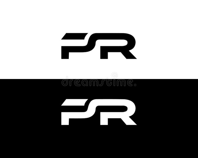 Initials PR letter logo stock vector. Illustration of label - 270122171