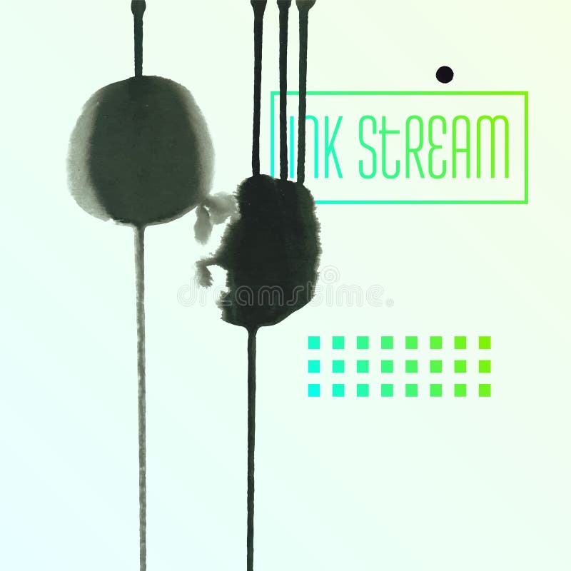 Creative ink card stock vector. Illustration of modern - 53634005