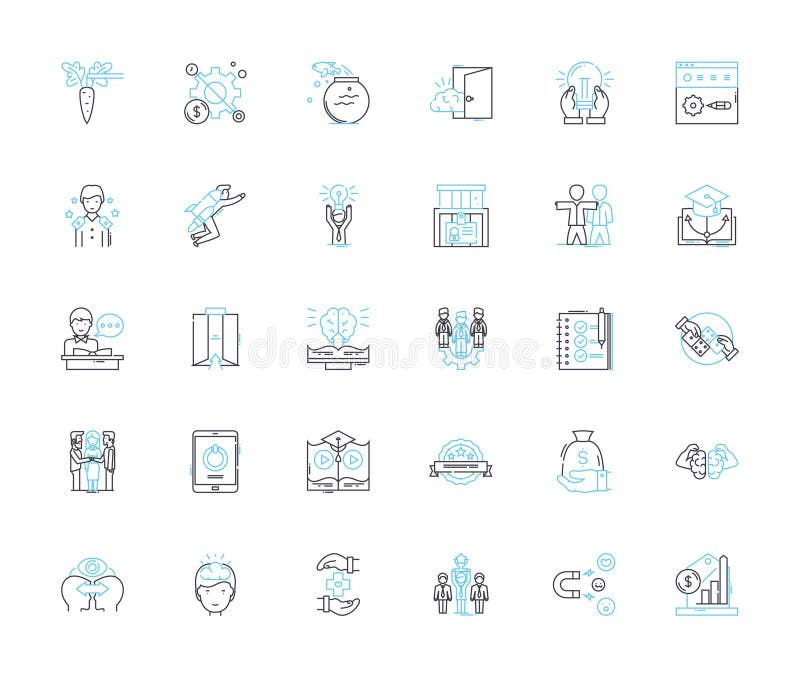 Creative Innovation Linear Icons Set. Imaginative, Innovative, Original ... Creative Innovation Linear Icons Set. Imaginative, Innovative, Original ...