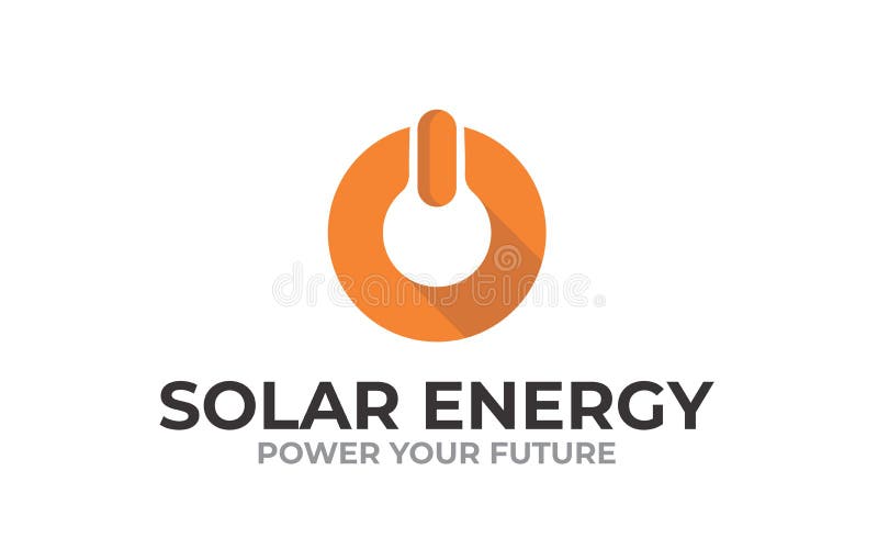 Creative Innovation Solar Energy Power Vector Logo Design Stock Vector ...