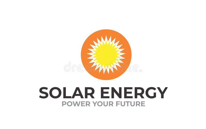 Creative Innovation Solar Energy Power Vector Logo Design Stock Vector ...